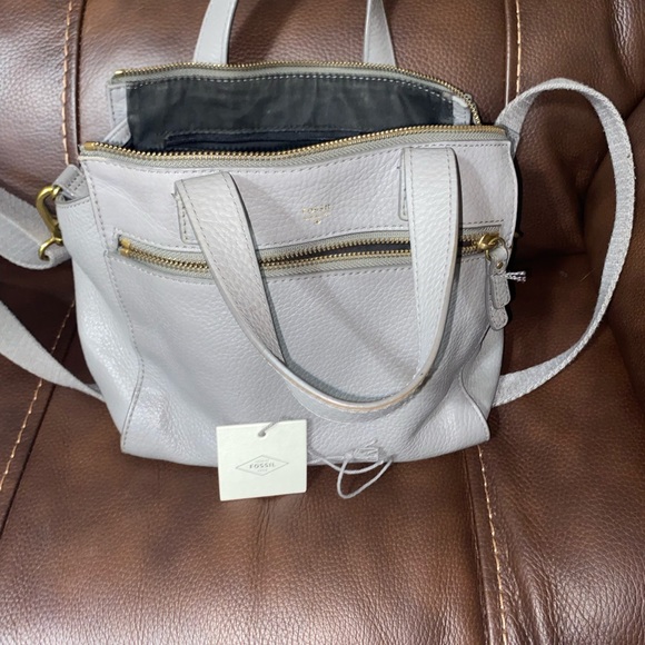 Fossil | Bags | Grey Tessa Satchel Fossil Tote Bag | Poshmark